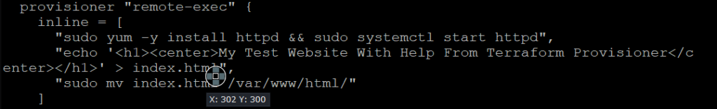 Using Terraform Provisioner To Deploy A Web Server
