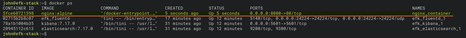 Deploying an EFK Stack with Docker