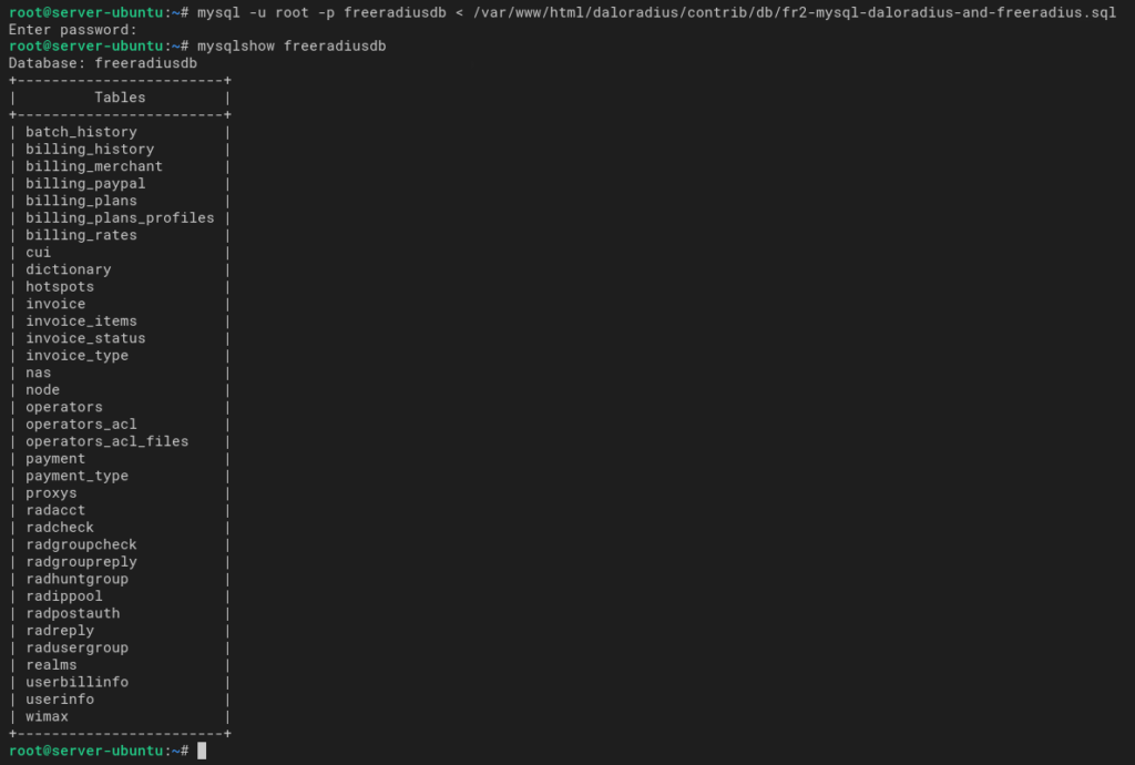 Managing FreeRADIUS Deployment with daloRADIUS