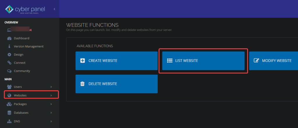Discover CyberPanel and Install it to Control your Web Host
