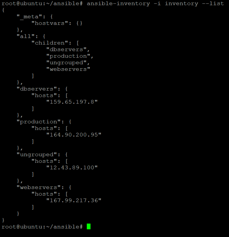 Discovering the Ansible Hosts File