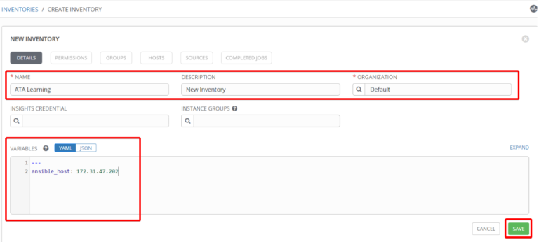 Ansible Tower Basics for Easy Playbook and Inventory Management