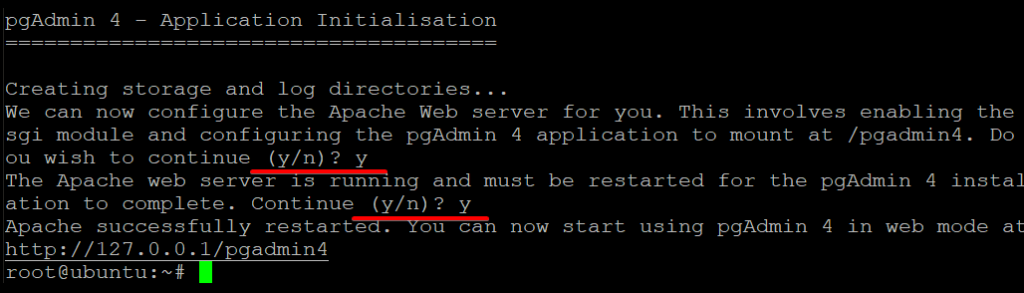 Installing the PGAdmin Ubuntu (PostgreSQL Dashboard)