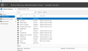 Kickstart AD with the Active Directory Administrative Center