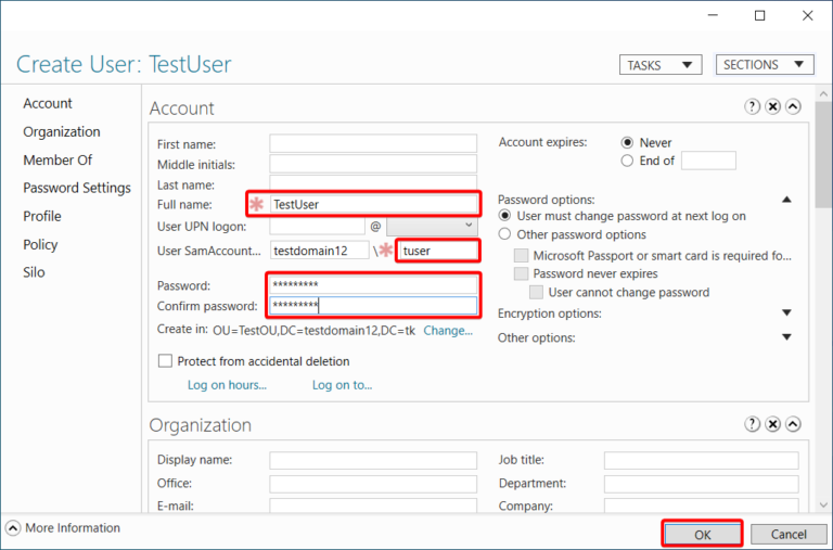 Kickstart AD with the Active Directory Administrative Center