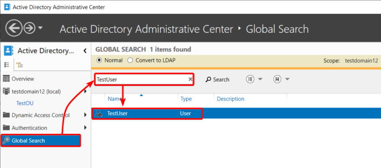 Kickstart AD with the Active Directory Administrative Center
