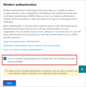 Learn How to Switch to Modern Authentication in Office 365