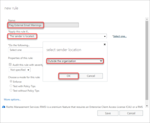 How to Use the Microsoft Office 365 External Email Warning