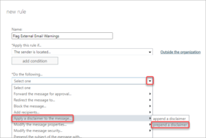 How to Use the Microsoft Office 365 External Email Warning