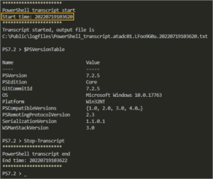 Learn Everything About PowerShell Start-Transcript