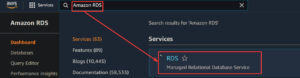 How to Create a AWS RDS Snapshot