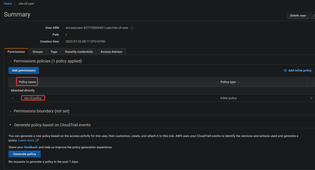 How to Create a AWS RDS Snapshot
