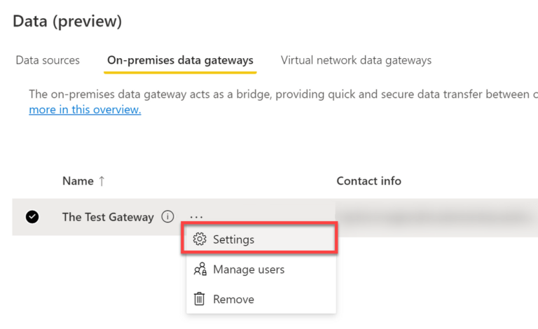 Power BI Data Gateway : Connecting Different Data Sources