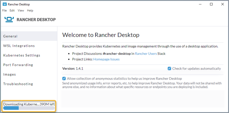 Getting Started with Docker Rancher Desktop