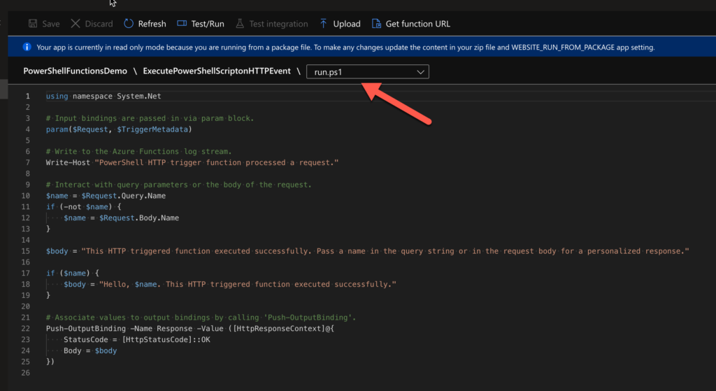 How To Execute Powershell Azure Functions With Triggers Azure Lift And Shift