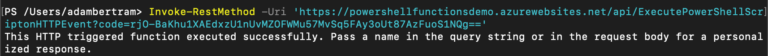 How To Execute Powershell Azure Functions With Triggers