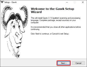 How to Install Linux AWK For Windows
