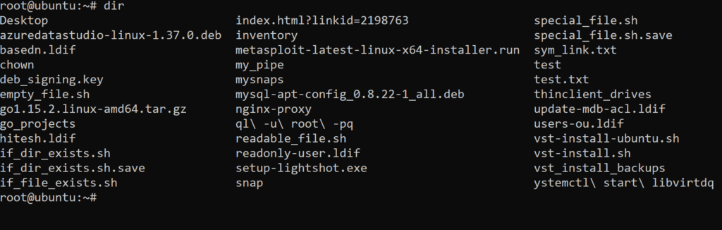 Learning the dir Command in Linux Through Examples