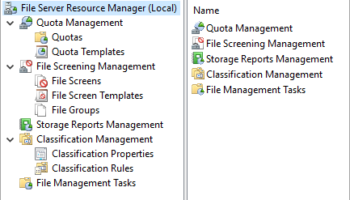 Discover the File Server Resource Manager (FSRM) for Windows