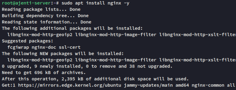 Using Ajenti in Managing Linux Servers