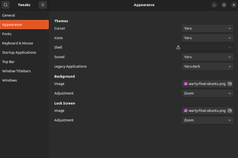 Tweaktools : How To Install and Use Gnome Tweak Tools