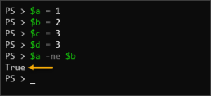 Learning PowerShell Not Equal Operator with Examples