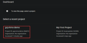 Google Key Management (GCP KMS) : Getting Started Guide
