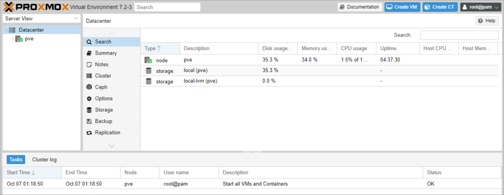 Crafting a Virtual Machine with Proxmox VE