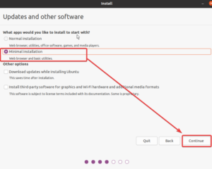 How to Install Ubuntu Minimal Desktop