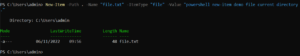 A Beginners Guide To PowerShell New-Item