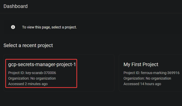 Getting Started With Gcp Secrets Manager