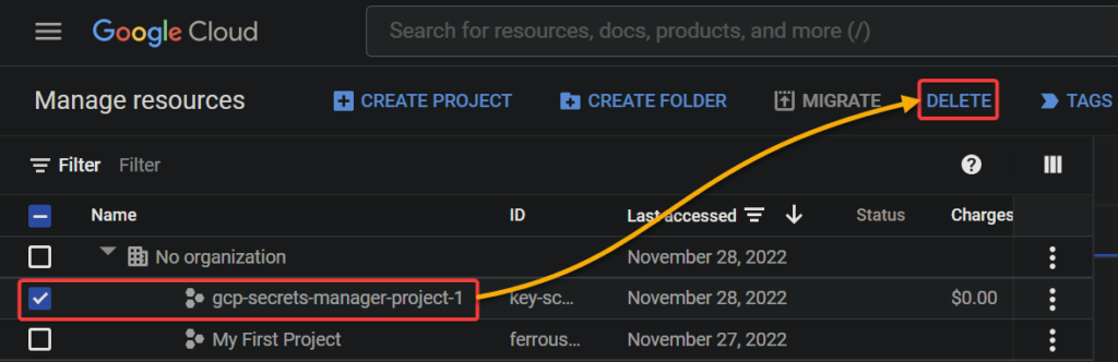 Getting Started with GCP Secrets Manager