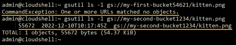 Learning The Gsutil Command Through Examples