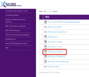 How to Use Stig Viewer and Increase Security