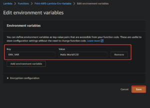 Getting Started with AWS Lambda Environment Variables