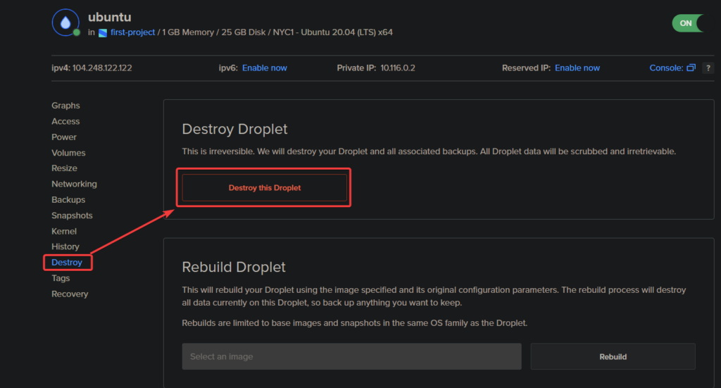 Learn How To Create And Manage Vps Digitalocean Vms
