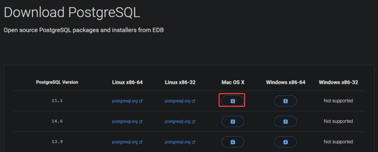 How to Install PostgreSQL on Mac
