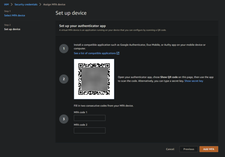 How to Set up AWS Multi-Factor Authentication (AWS MFA)