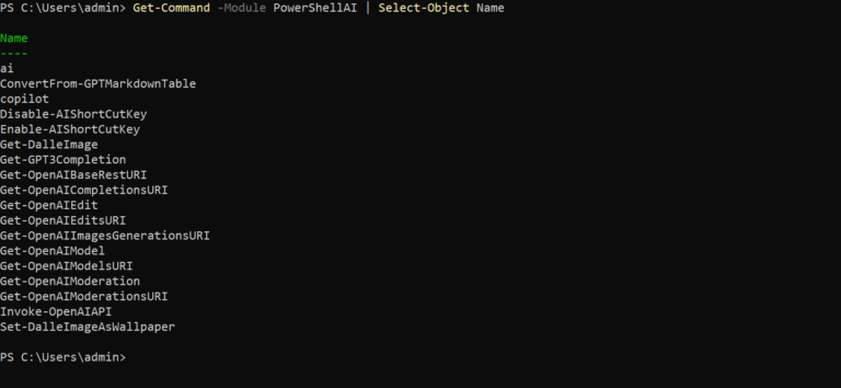 Getting Started with Cutting Edge PowerShell AI