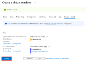 How to Back up & Restore Azure VMs with Veeam azure Backup