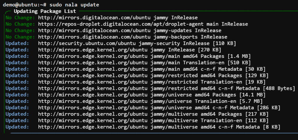 Nala APT - to Install and Use on Ubuntu