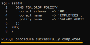 How To Use the Oracle Audit Operations Command
