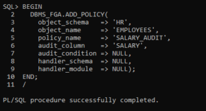How To Use the Oracle Audit Operations Command