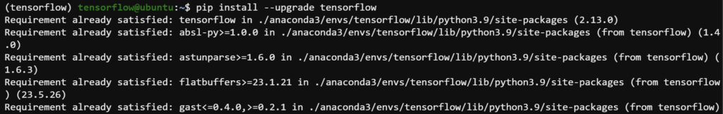 How to Install Tensorflow with Anaconda on Ubuntu