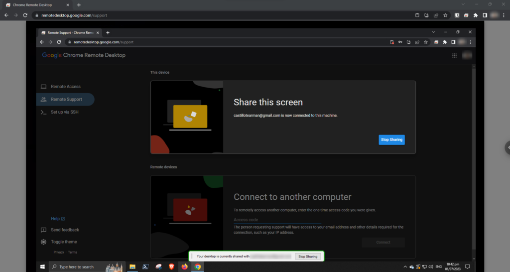 How to Set up the Chrome Remote Desktop Access Extension