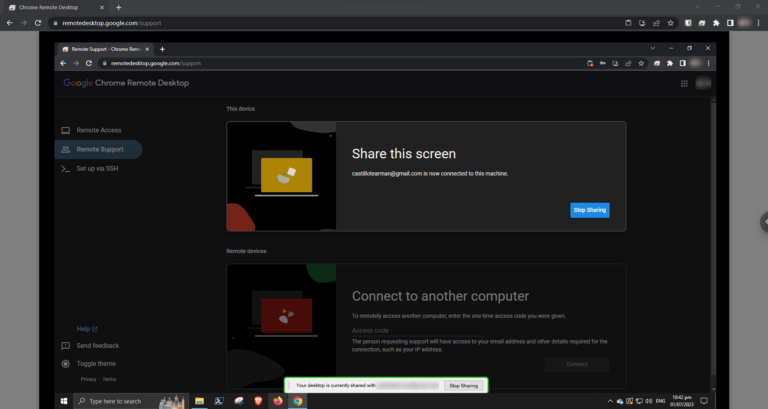 How to Set up the Chrome Remote Desktop Access Extension