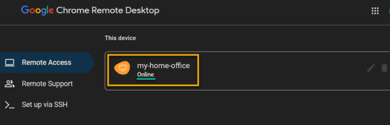 How to Set up the Chrome Remote Desktop Access Extension