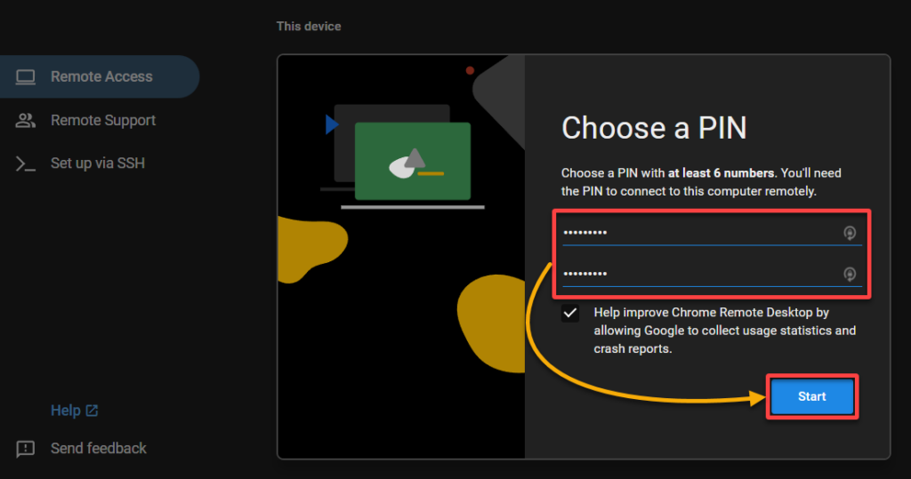 How to Set up the Chrome Remote Desktop Access Extension