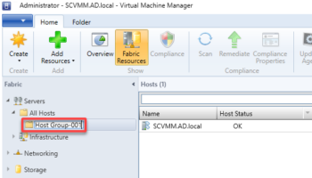 Discovering System Center Virtual Machine Manager (SCVMM)
