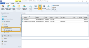 Discovering System Center Virtual Machine Manager (SCVMM)